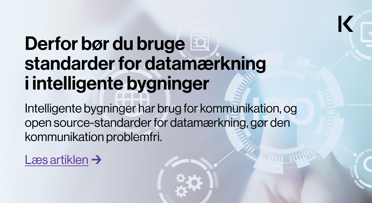 Standarder for datamærkning i intelligente bygninger | Kiona