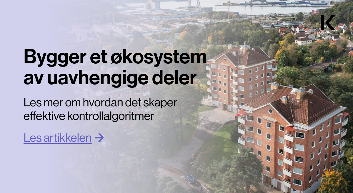 Skaper et økosystem av deler innen byggautomasjon - Kiona